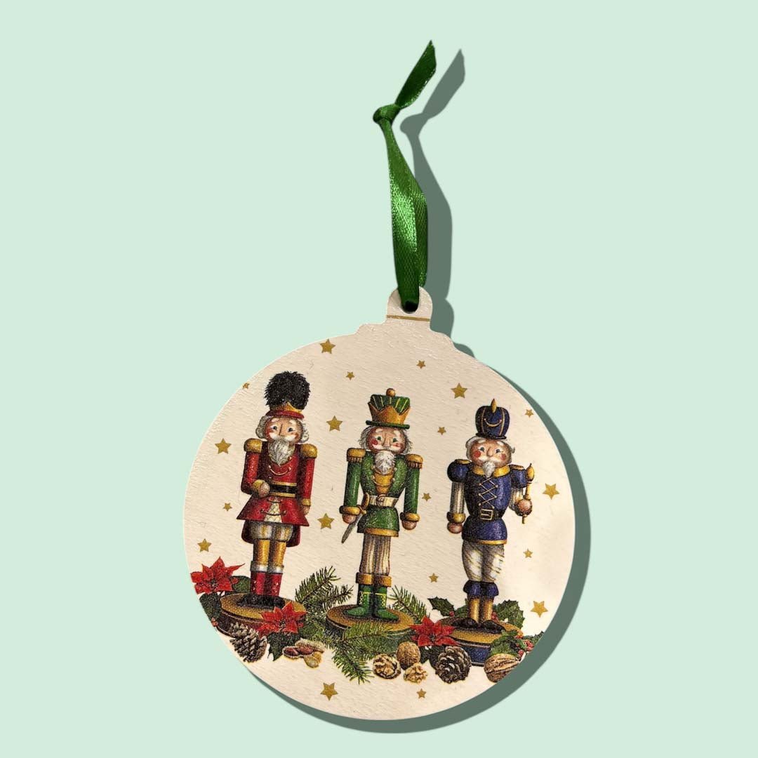 Nutcracker Large Bauble Decoration by Sarah Tustin – Just Makers