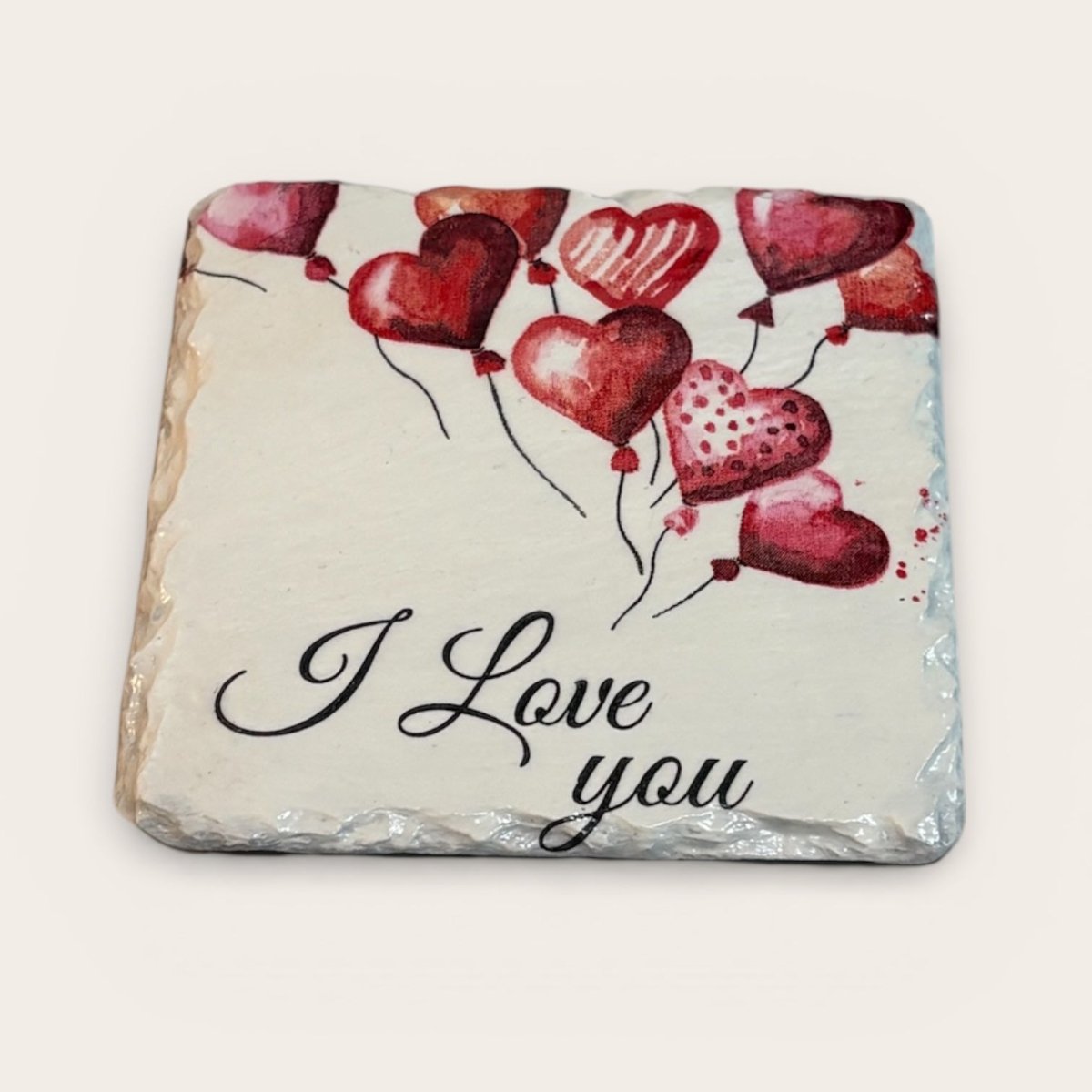 I Love You Coaster Slate - Sarah Tustin | Just Makers